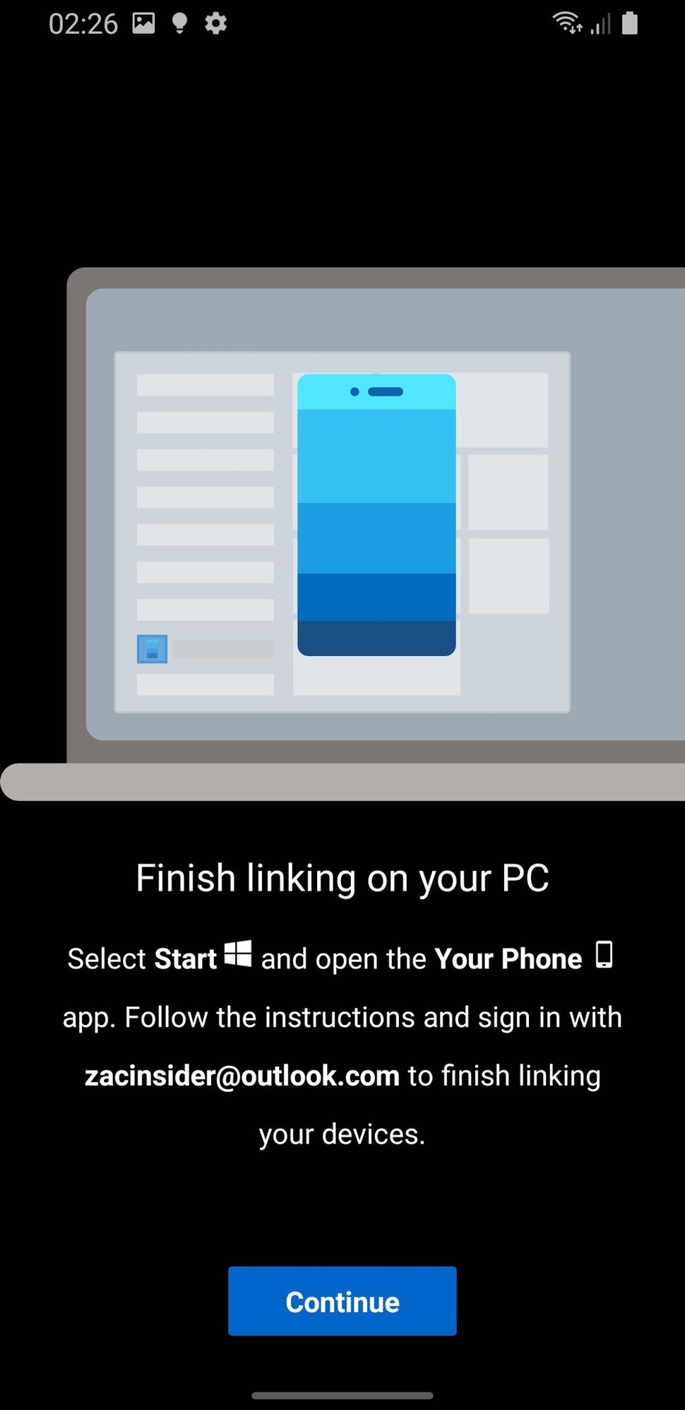 How to setup Your Phone on Windows 10 and sync data between your PC and ...