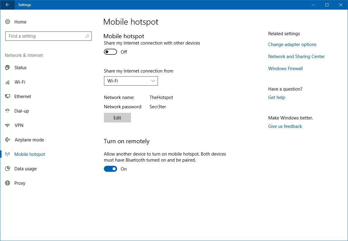 How to share an internet connection using a wireless hotspot on Windows ...