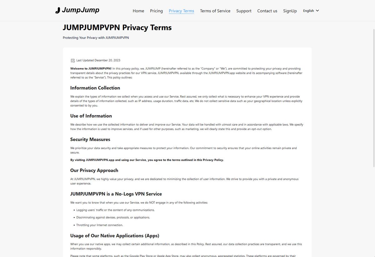 JumpJump VPN review | Tom's Guide
