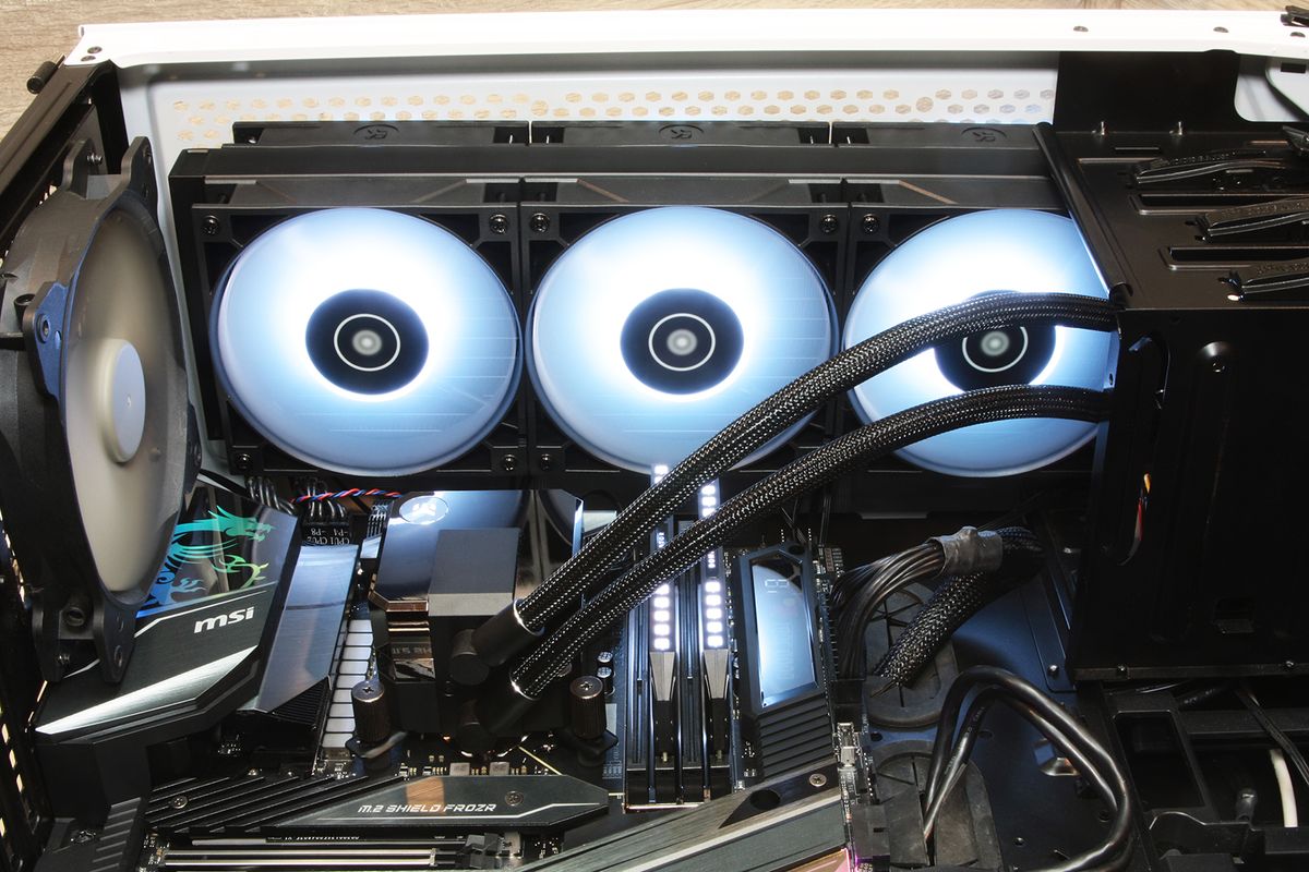 EK AIO Elite 360 D-RGB Review: Tasteful Sophistication, With Six Fans ...