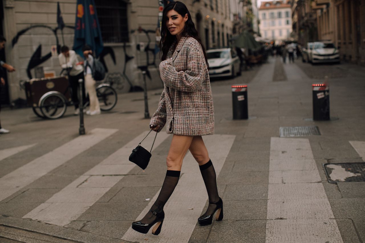 Fashion Girls Are Using Sheer Knee-High Socks to Level Up Their Looks ...