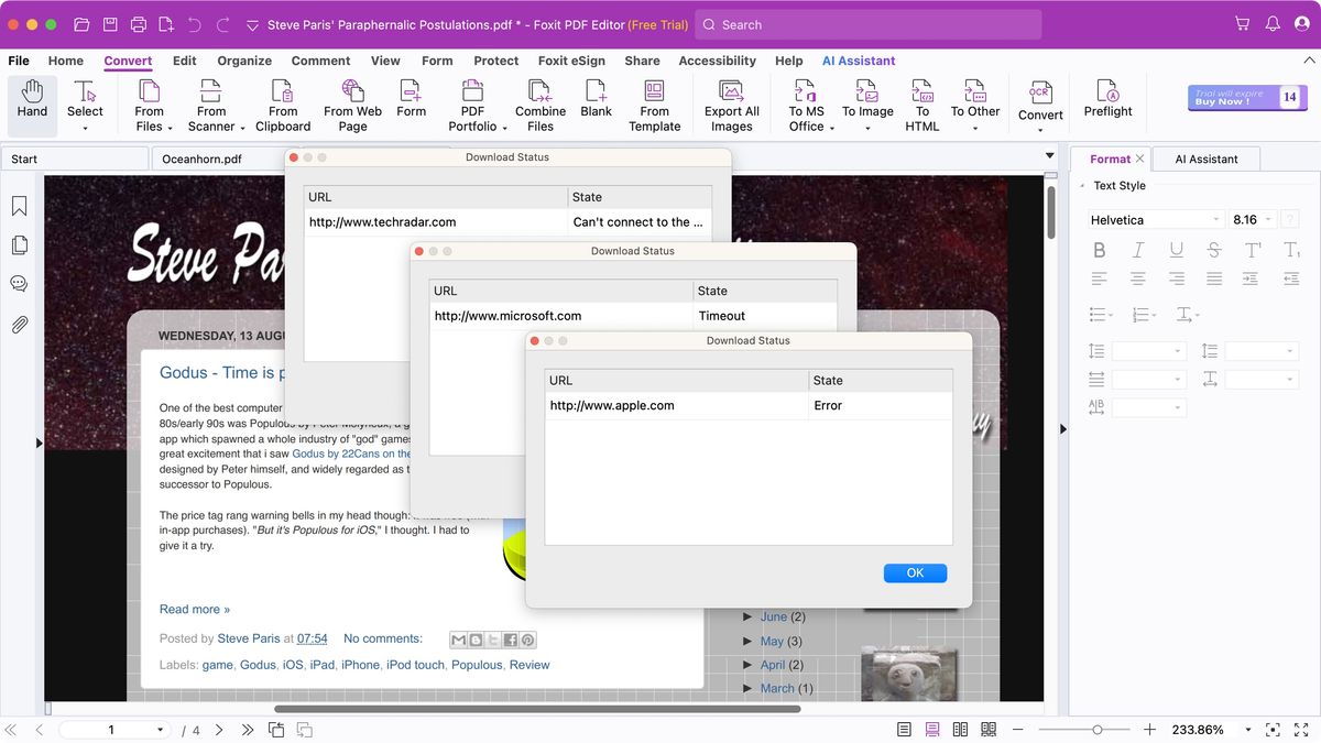 Foxit PDF Editor review | TechRadar