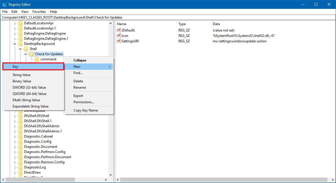 How to check for updates from the right-click menu on Windows 10 ...