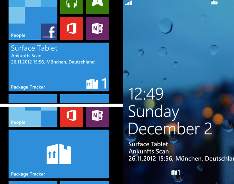 Package Tracker for Win Phone 8 getting update with Lockscreen ...