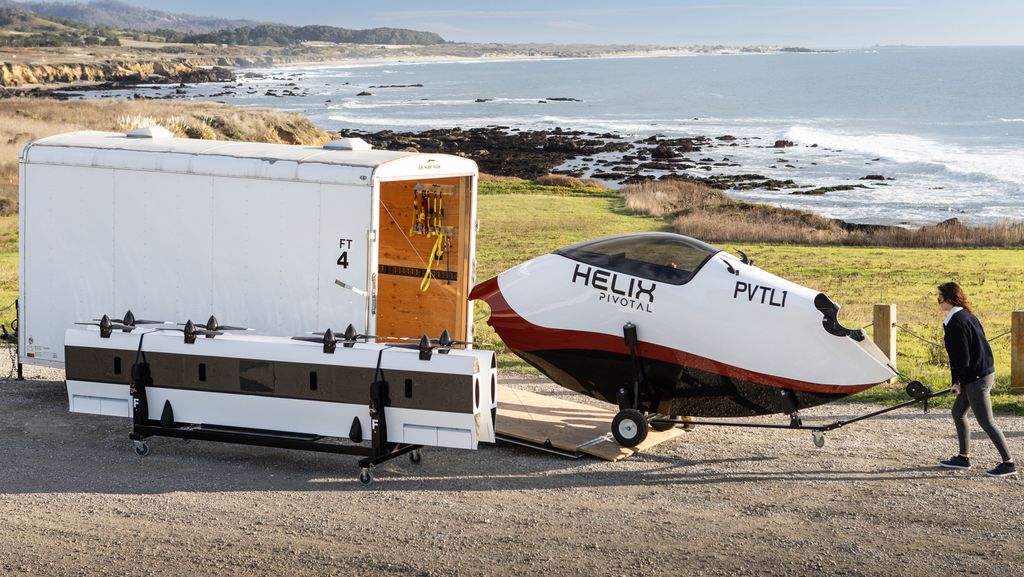Helix’s personal vertical take-off and landing aircraft is the ...
