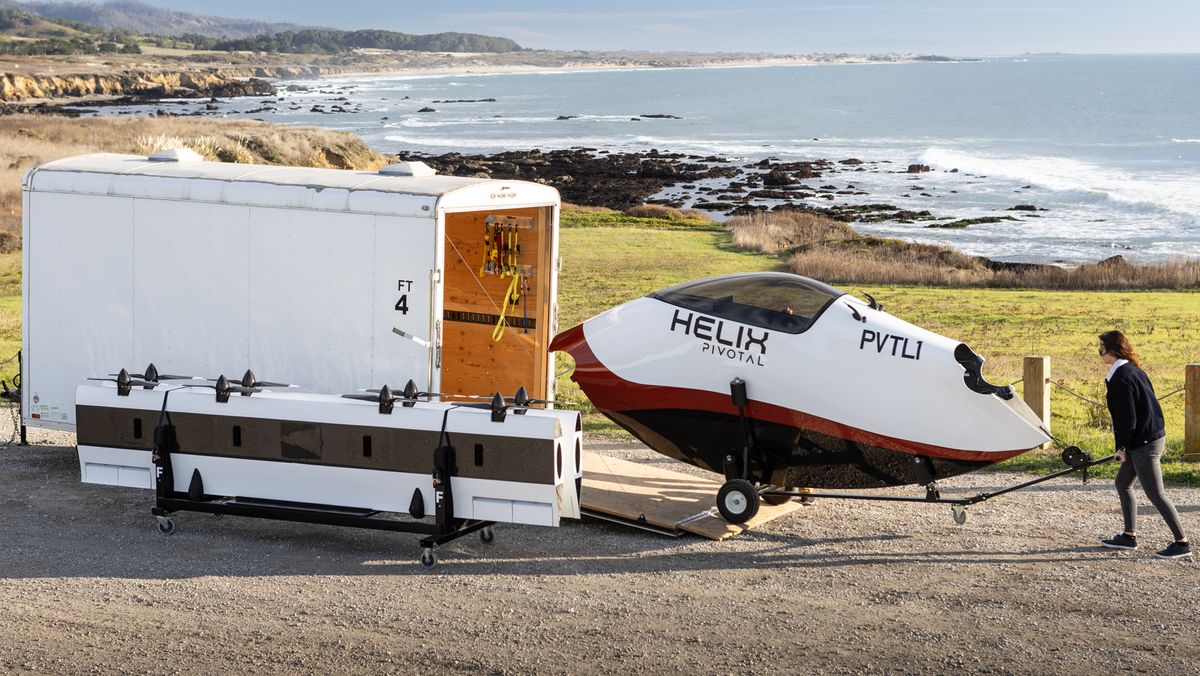 Helix’s personal vertical take-off and landing aircraft is the ...