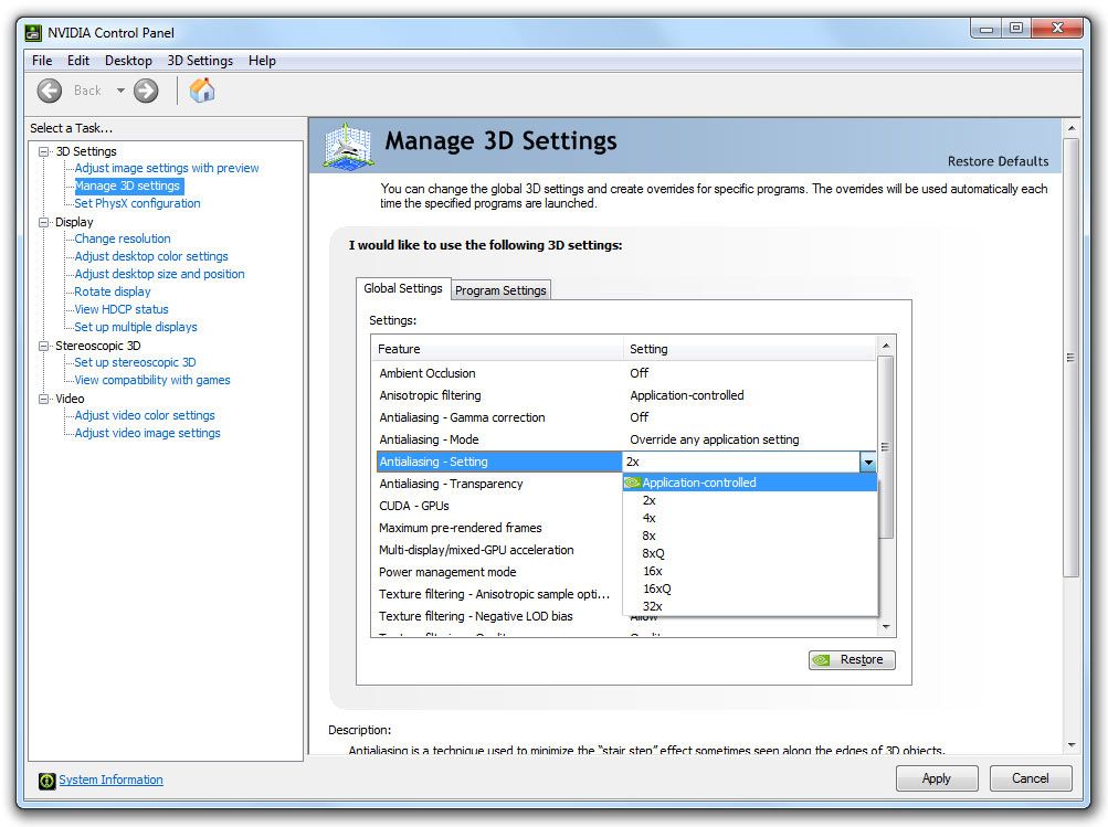 GeForce-Exclusive Anti-Aliasing Modes And Driver Settings - Anti ...