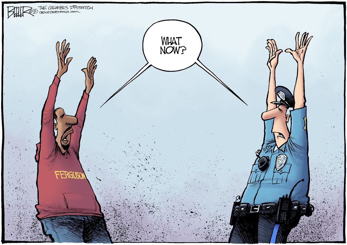 Political cartoon U.S. Ferguson | The Week
