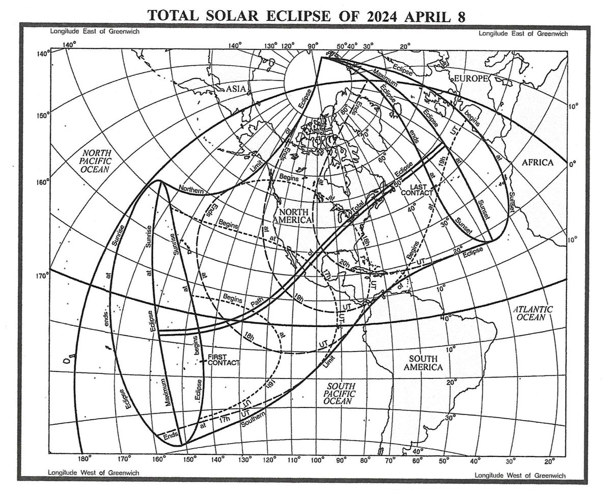 A chronology of the April 8 total solar eclipse | Space
