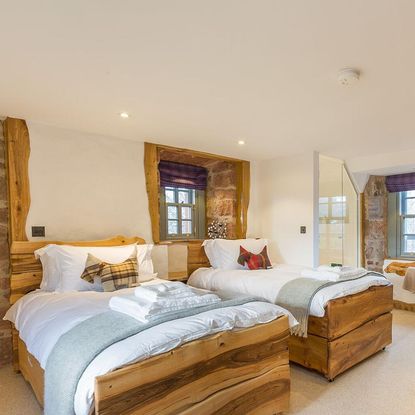 You can stay in a pink castle – and even sleep in one of the turrets ...