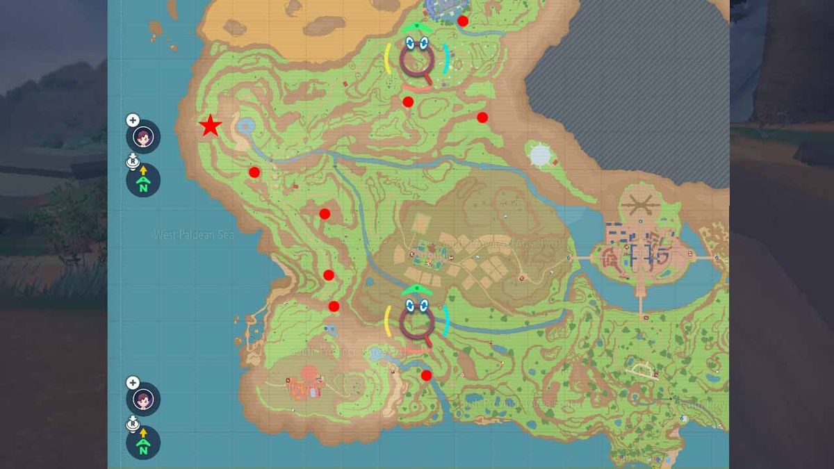 Pokémon Scarlet and Violet Legendaries: All 32 Ominous Stake locations ...