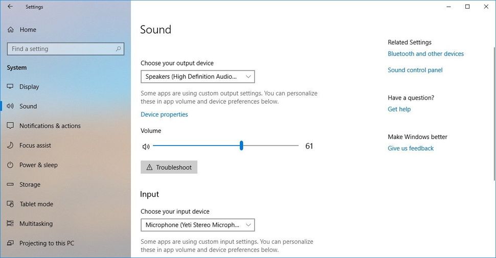 How to manage Sound settings on Windows 10 April 2018 Update | Windows ...