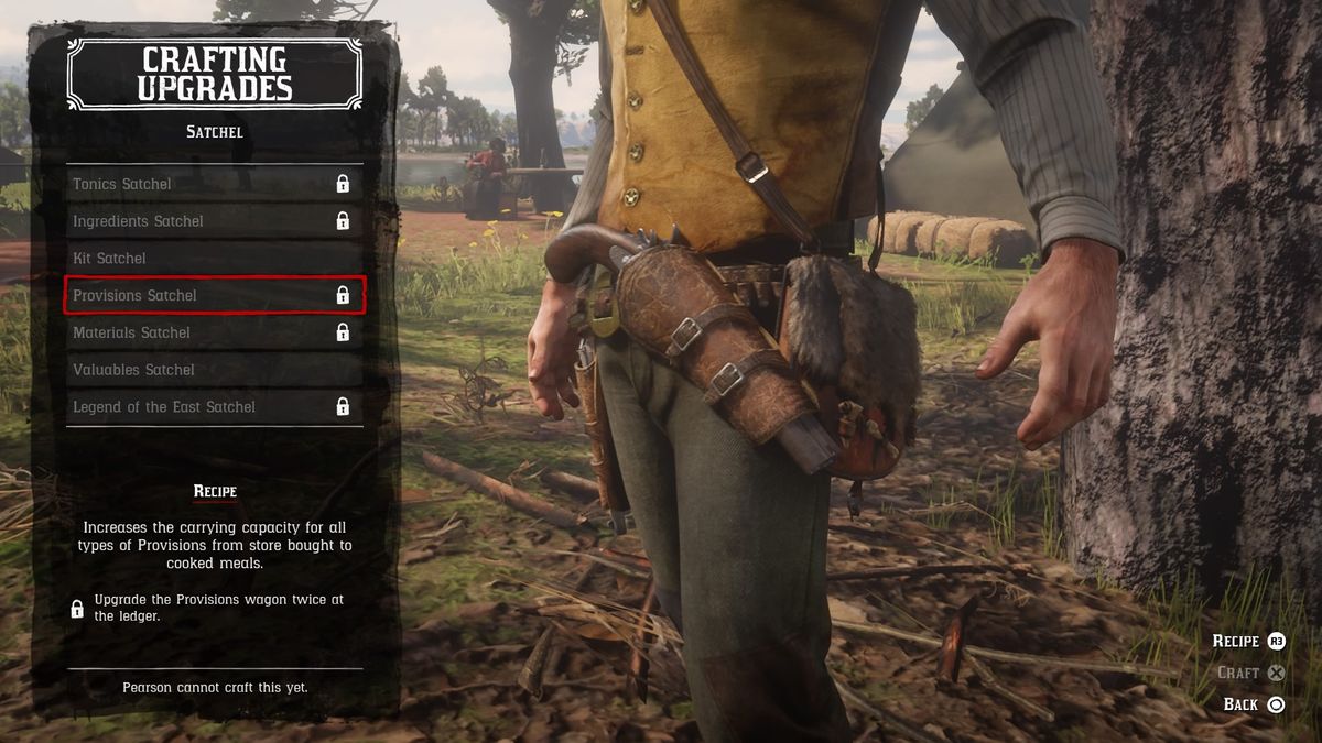 Red Dead Redemption 2 Satchel upgrades: How to craft satchels to ...
