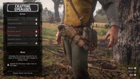 Red Dead Redemption 2 Satchel upgrades: How to craft satchels to ...