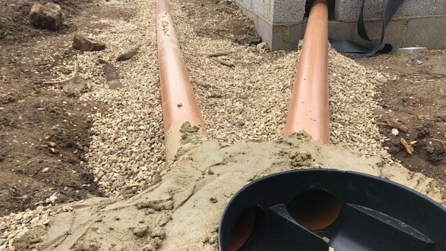 How to install mains drainage and services on a self build | Homebuilding