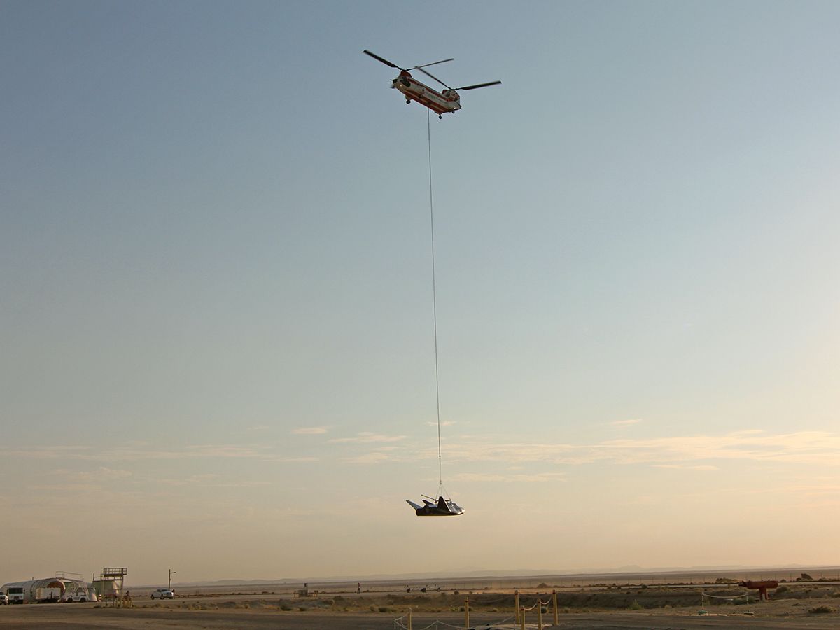 Dream Chsaer Captive Carry Test in Pictures | Space