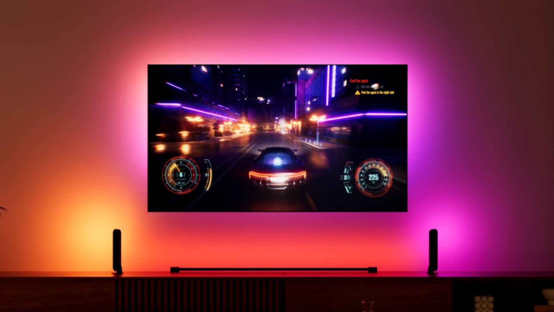 LG TVs just got a colorful update with the arrival of the Philips Hue ...
