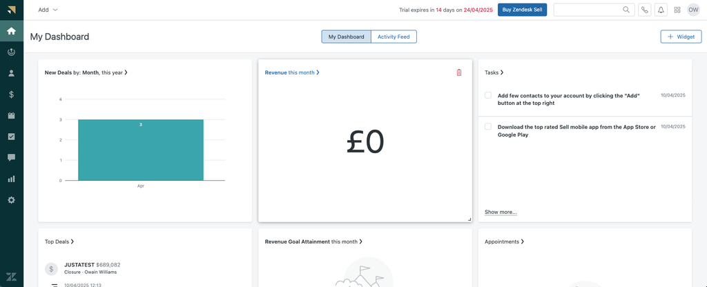 Zendesk Sell CRM review | TechRadar
