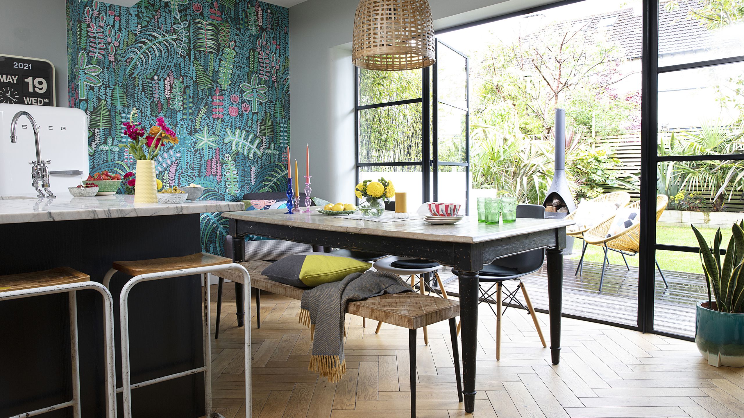 Before and after: a modern kitchen extension with cool industrial ...