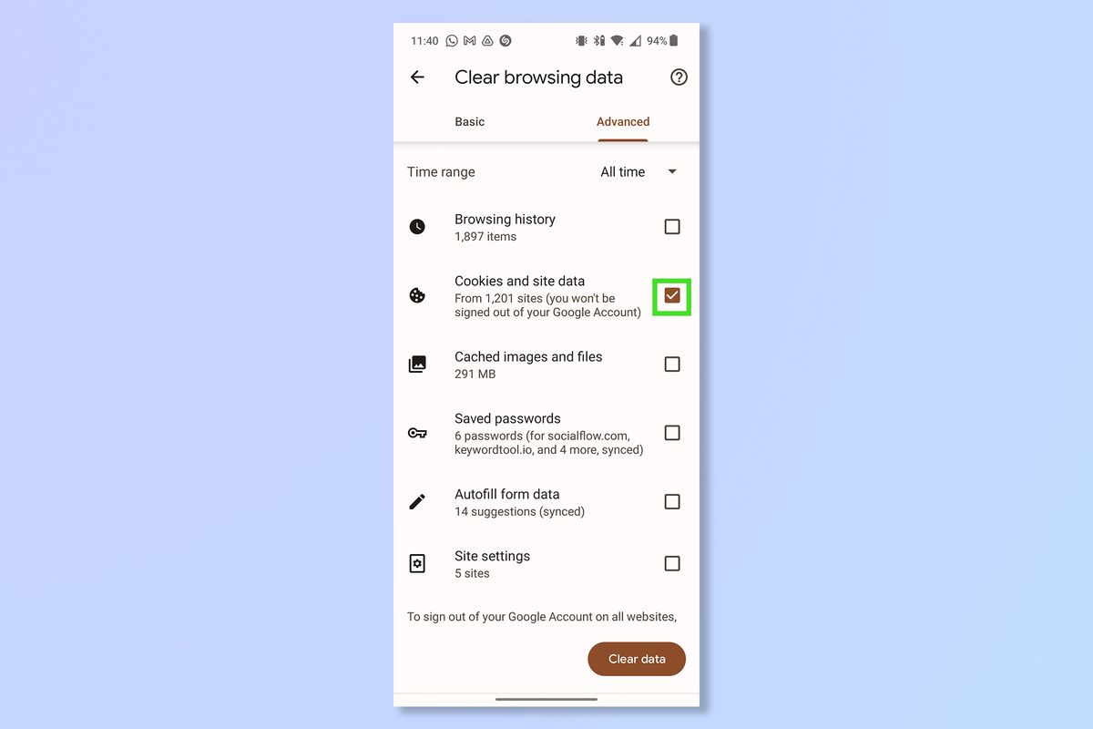 How to delete cookies on Android | Tom's Guide