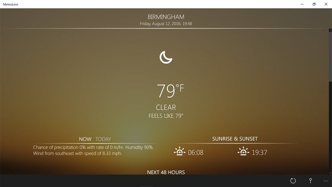 MeteoLens brings beautiful weather forecasts to Windows 10 | Windows ...