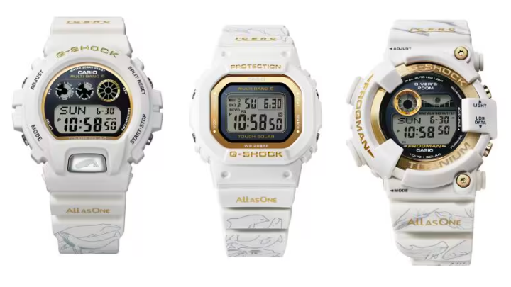 Casio launches G-Shock Frogman watch with gold detailing and whales ...