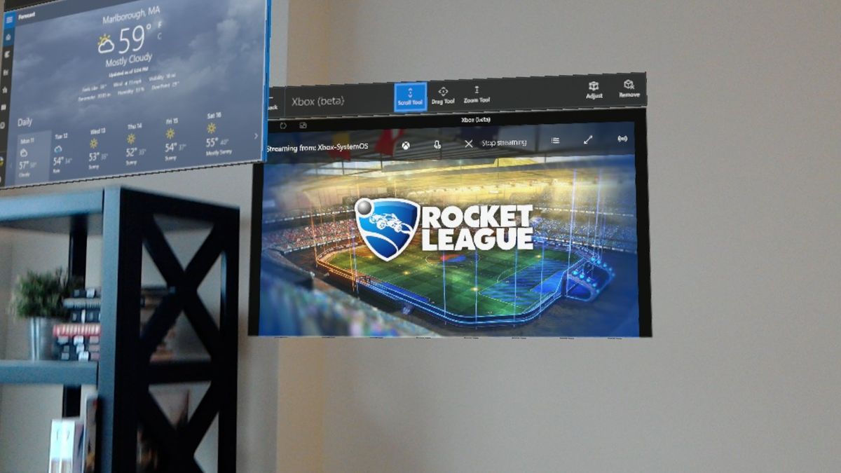 You can totally stream Xbox One games to the HoloLens and play them ...