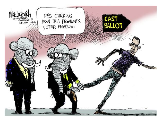 Political cartoon GOP voter fraud election | The Week