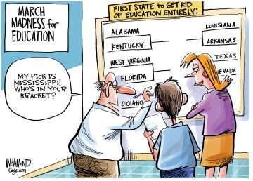 5 crazed cartoons about March Madness | The Week
