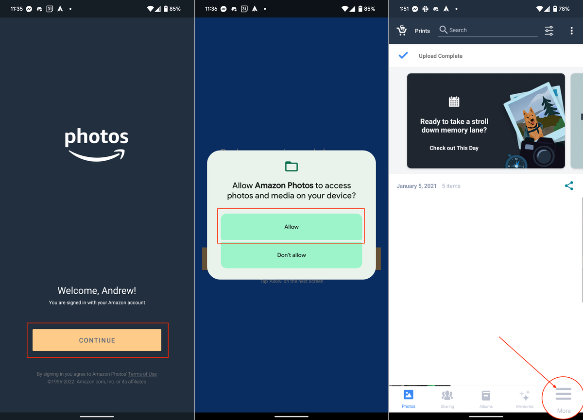 How to use Amazon Drive to backup photos and files from your Android ...