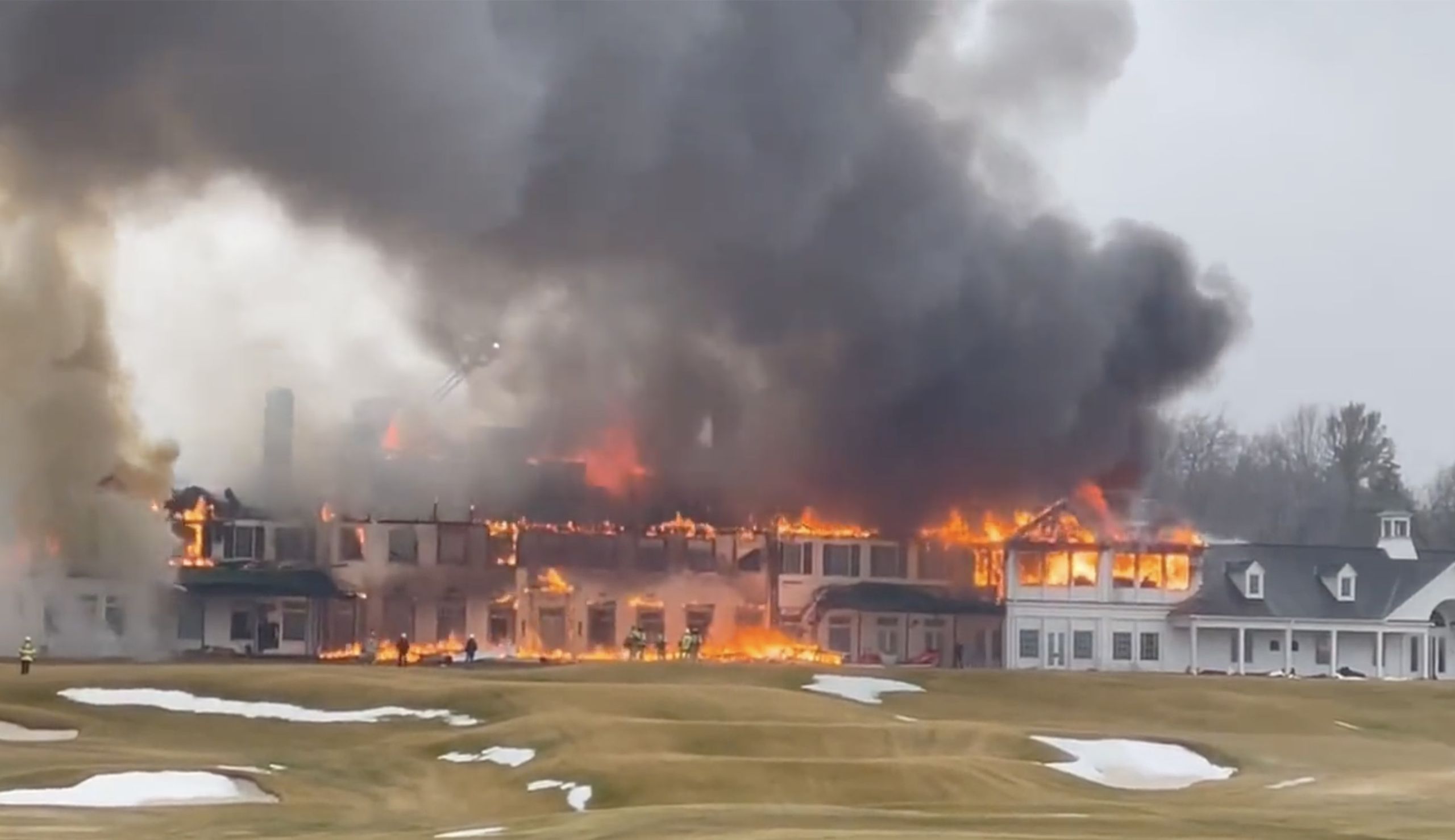 Huge Fire Engulfs Clubhouse At Iconic US Major Venue | Golf Monthly
