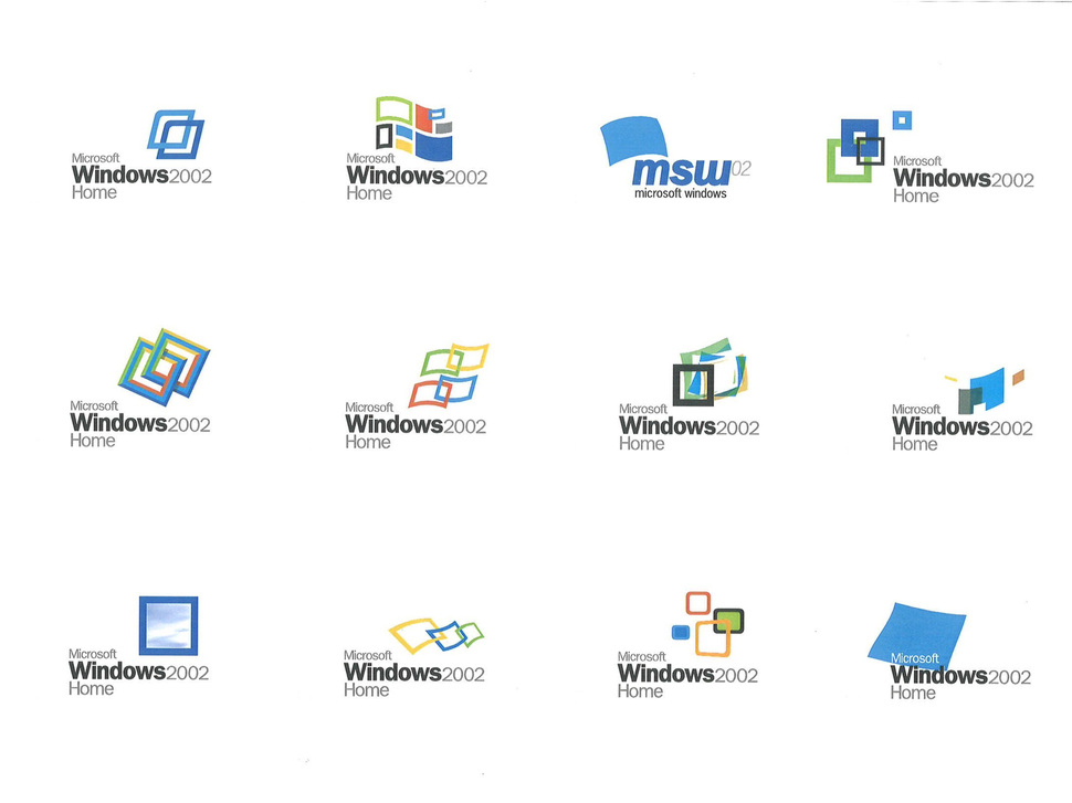 Microsoft's unused Windows XP logos are pretty wild | Creative Bloq