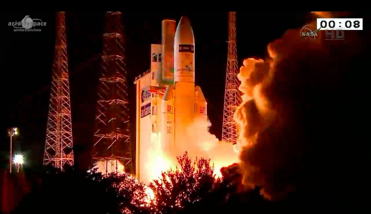 Huge European Cargo Ship Launches Its Last Delivery Flight to Space ...