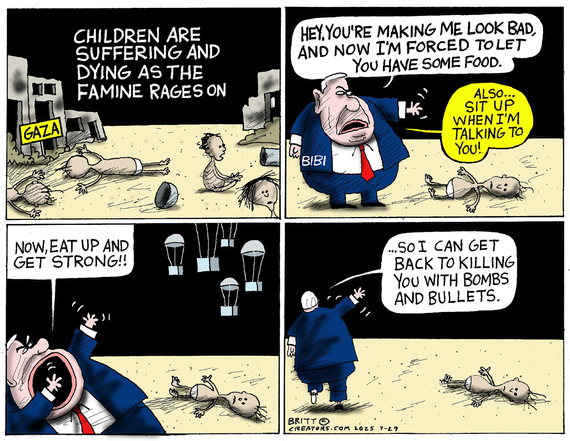 5 darkly funny cartoons about Israel blocking aid to Gaza | The Week