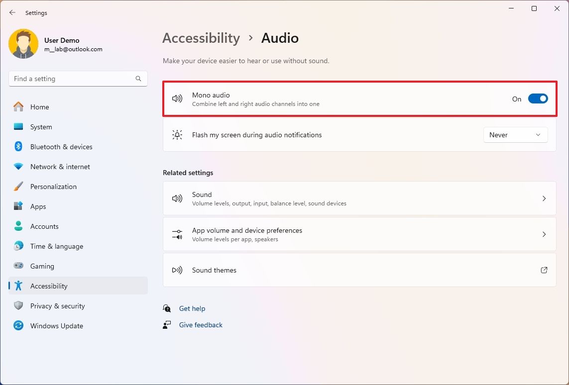 Manage mono audio on Windows 11 | Windows Central