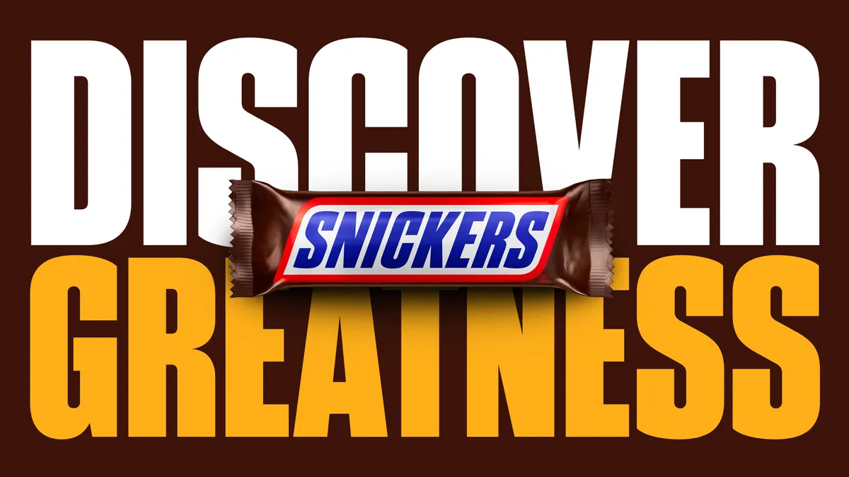 Snickers new custom font is deliciously nutty | Creative Bloq
