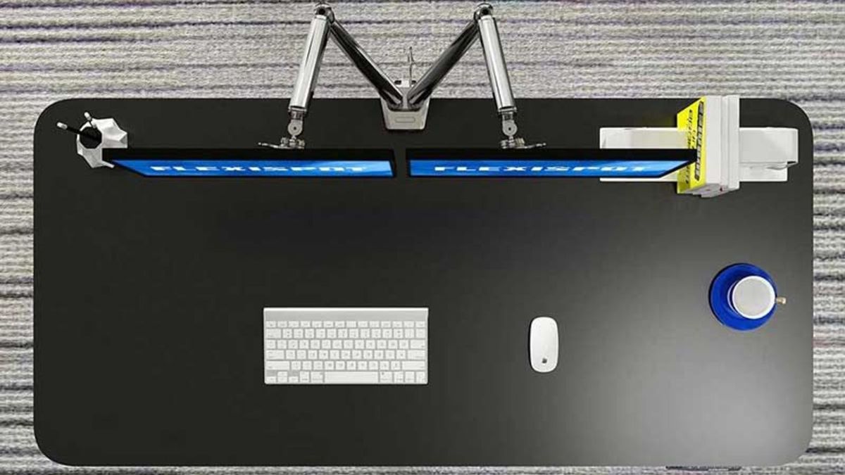 Flexispot Electric Height Adjustable Standing Desk - "Protects your ...