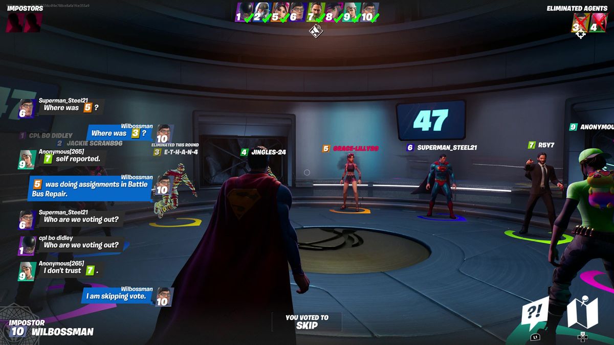 Fortnite Impostors tips - how to win as an Agent or Impostor | GamesRadar+