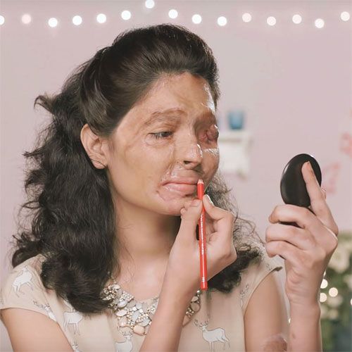 Acid Attack Survivor Beauty Tutorials - Reshma and Make Love Not Scars ...