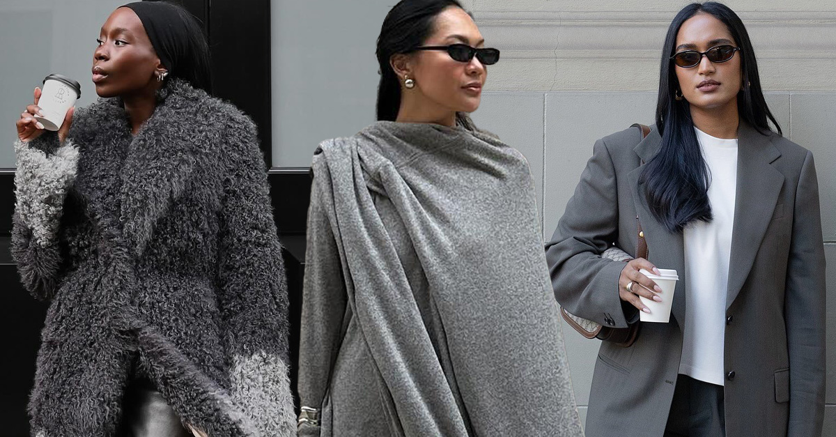 14 Ways Stylish Women Are Wearing Gray Outfits | Who What Wear