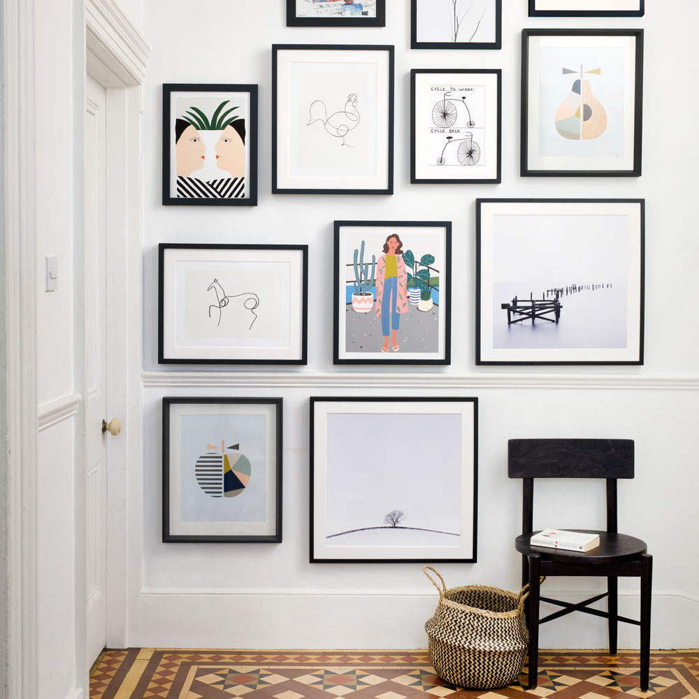 Photo Wall Ideas With Frames Photo Wall Ideas With Frames