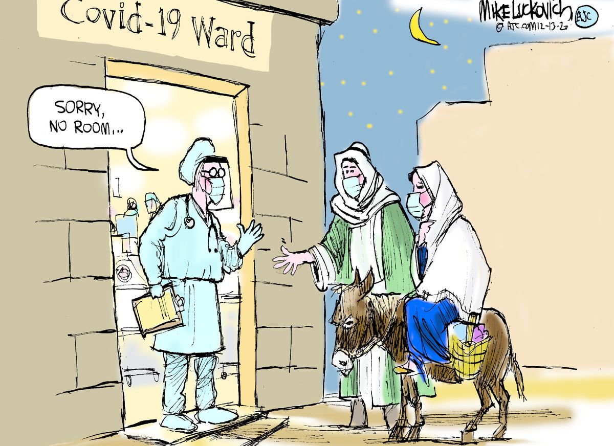 Editorial Cartoon U.S. COVID Christmas | The Week