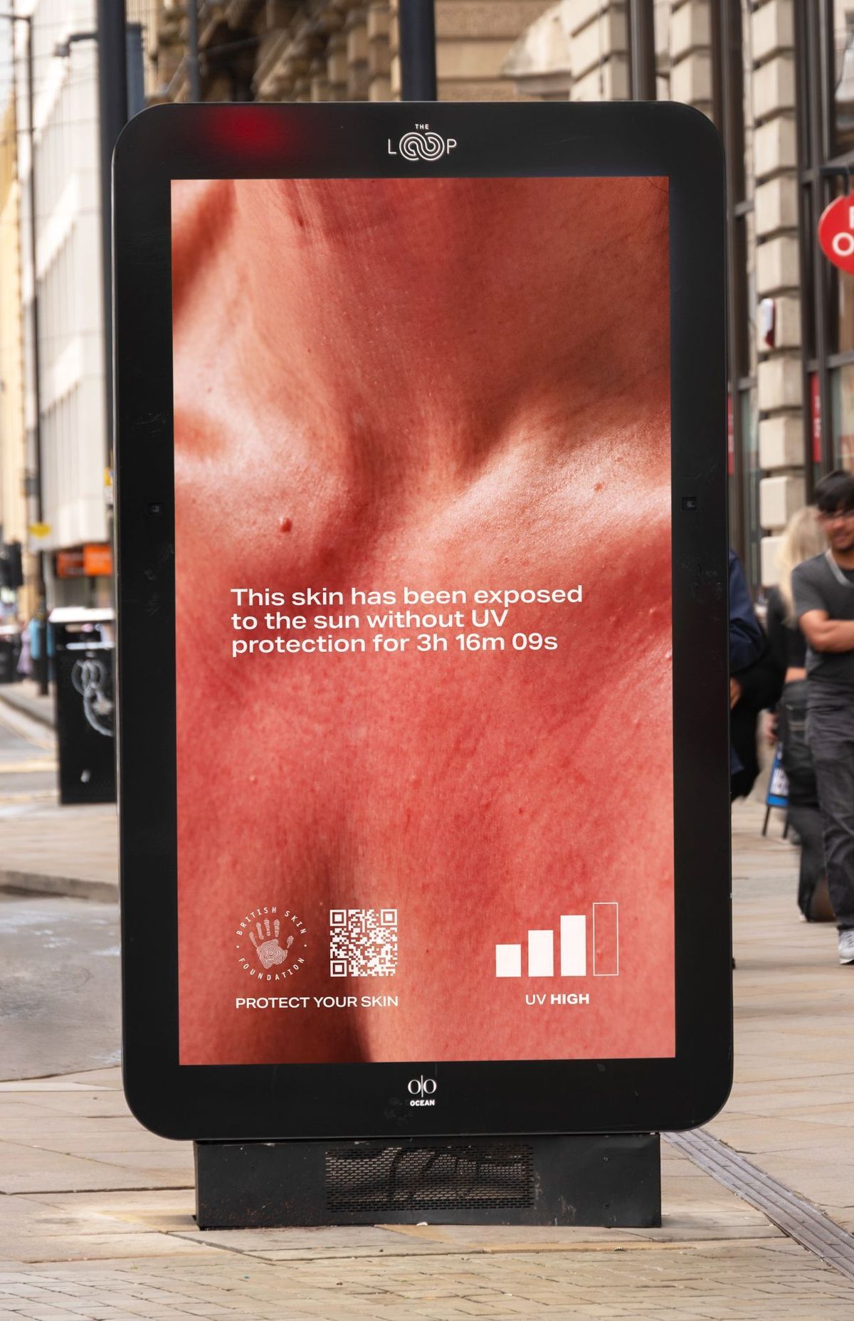 Burnable billboards use AI to show some scary truths | Creative Bloq