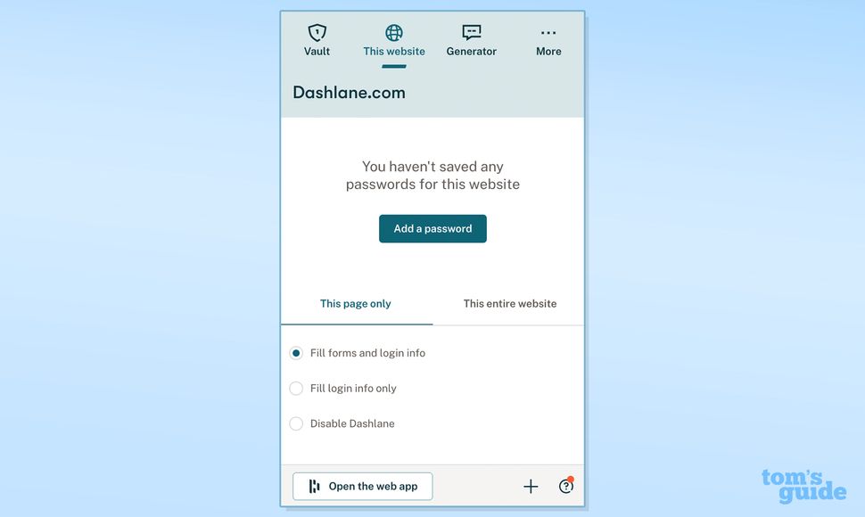 Dashlane password manager review | Tom's Guide
