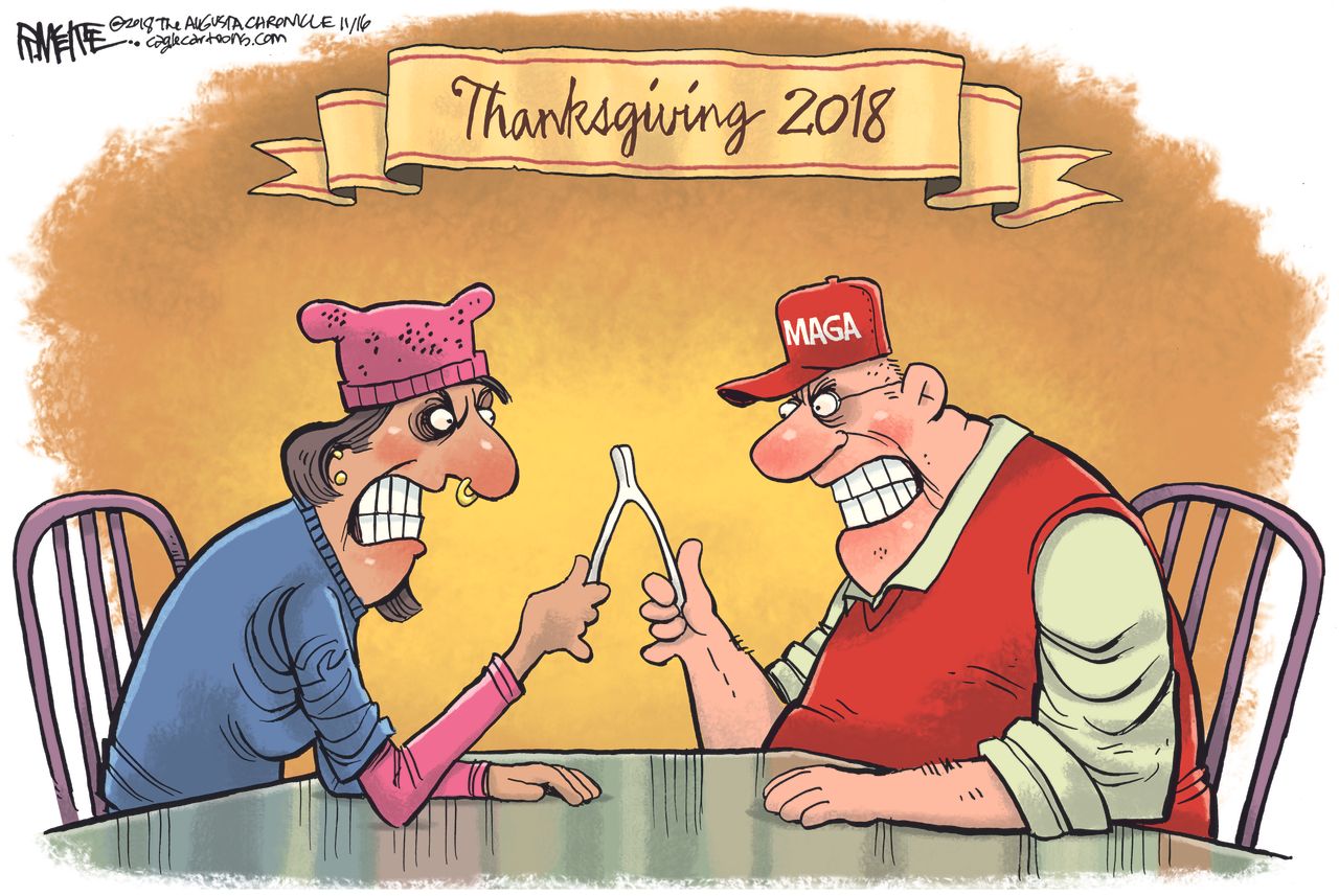 7 hilarious Thanksgiving-themed political cartoons | The Week
