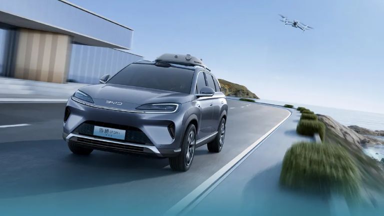 This DJI drone launch pad fits to the roof of your electric car | T3