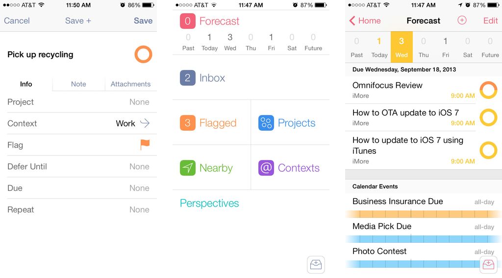 Omnifocus 2 for iPhone review: Completely redesigned for iOS 7, easier ...