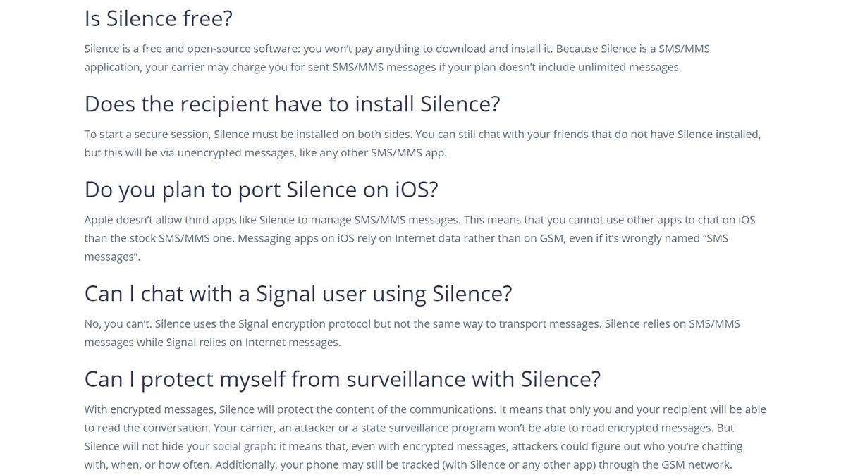 Silence encrypted messaging review | TechRadar