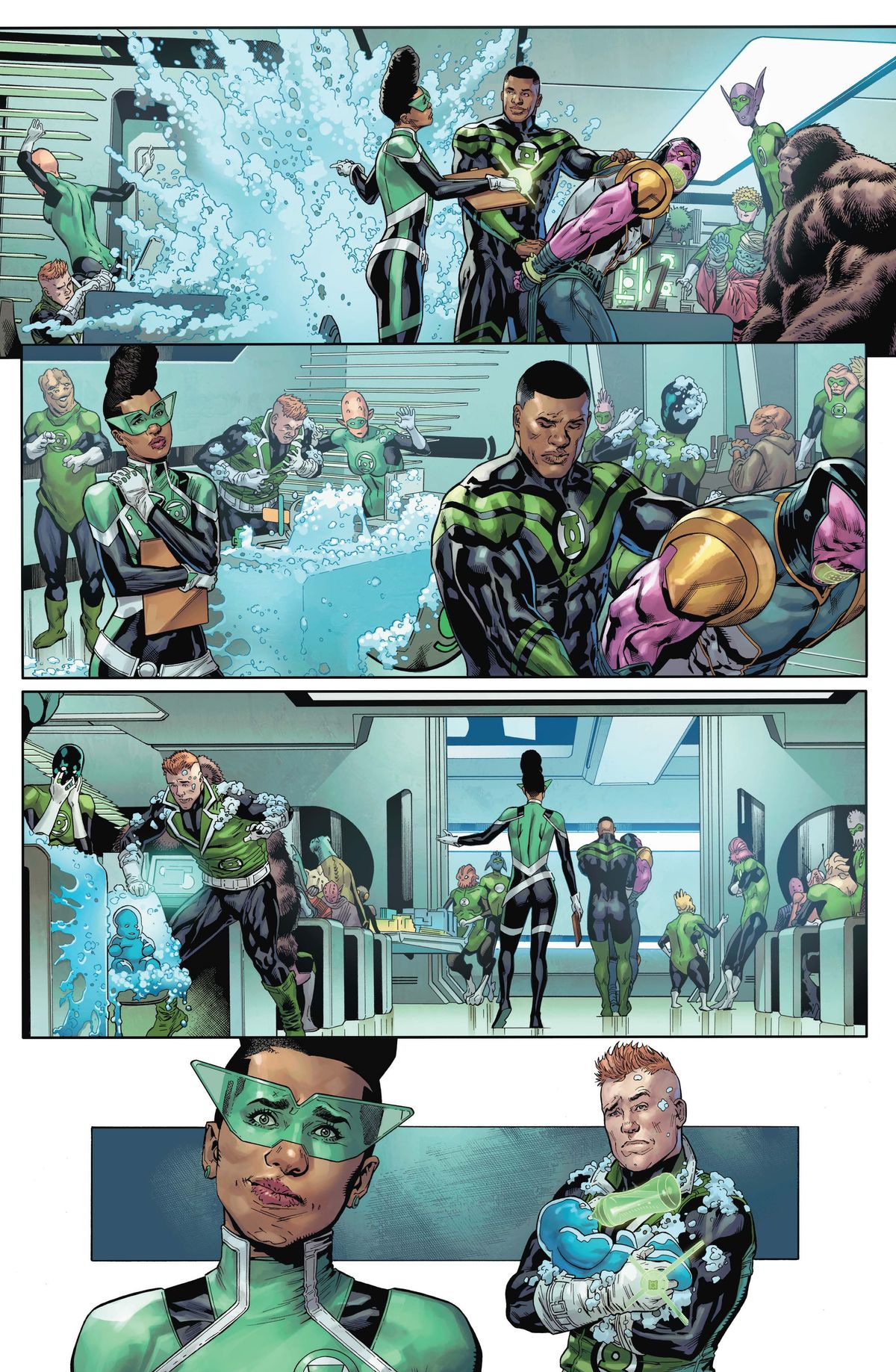 Green Lantern Corps: Jeremy Adams and Morgan Hampton on John Stewart ...