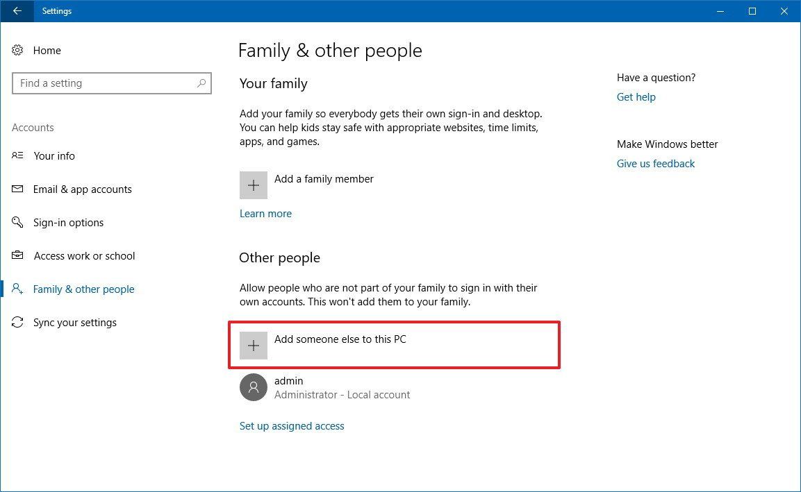 How to create a Windows 10 account with a custom name using your ...